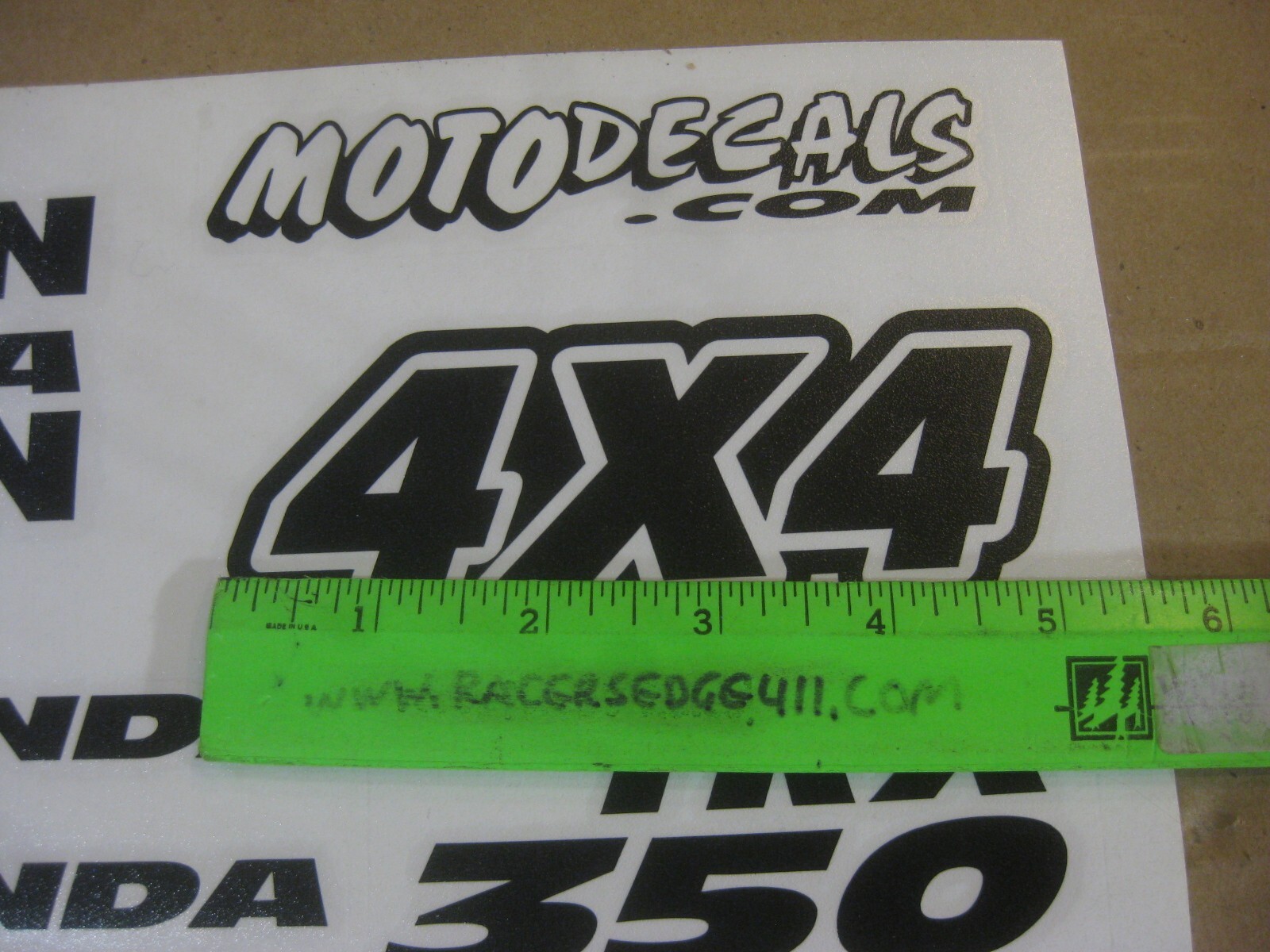 Honda TRX350 TRX 350 Foreman ATV Decal Sticker Graphics Kit | Black ...