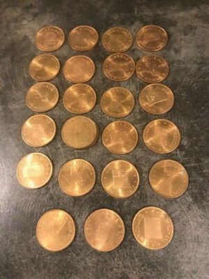 23 DIFFERENT STATES BRONZE TOKENS | eBay