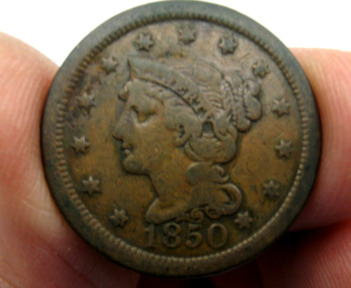 Nice ~ 1850 LARGE CENT ~Good+ | eBay