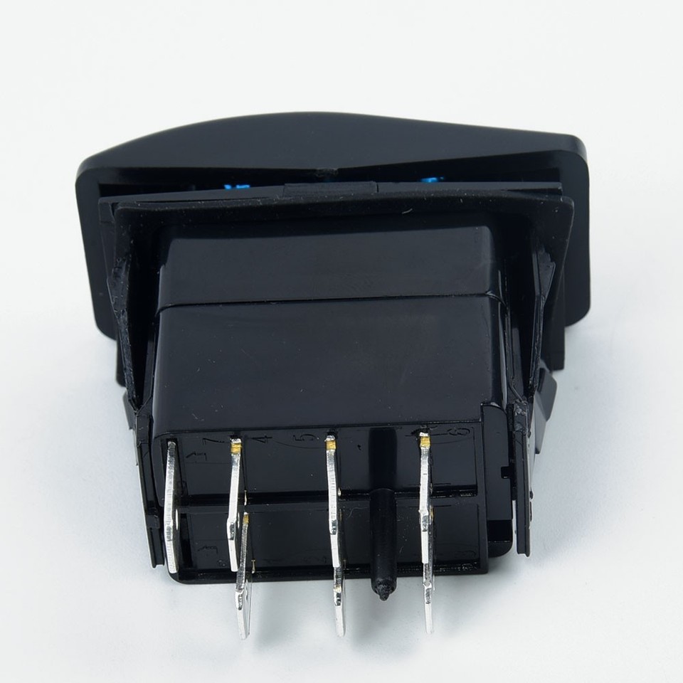 New Portable Rocker Switch Auto Marine 2 LED ABS plastic Accessories ...