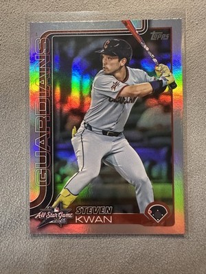 Steven Kwan 2025 Topps Update #ASG-43 Cleveland Guardians 2025 All-Star ...