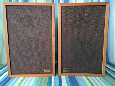 VINTAGE REALISTIC MC-1000 STEREO SPEAKERS PAIR TESTED VERY NICE! BIN87 ...