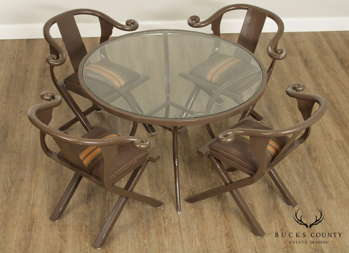 Horseshoe Table With Chairs