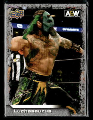 Luchasaurus 2022 Upper Deck AEW #10 N/A | eBay