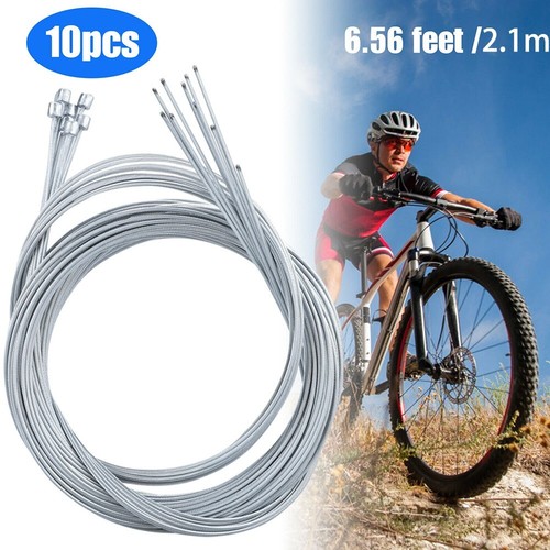 10x Stainless Steel Bicycle Gear Cables Smooth Operation for Speed ...