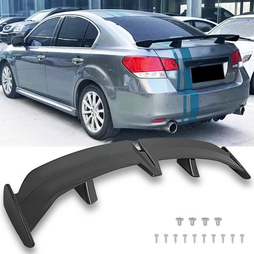 Carbon 54" Rear Trunk Spoiler Wing Lip PRO Style Drill-Free For Subaru ...