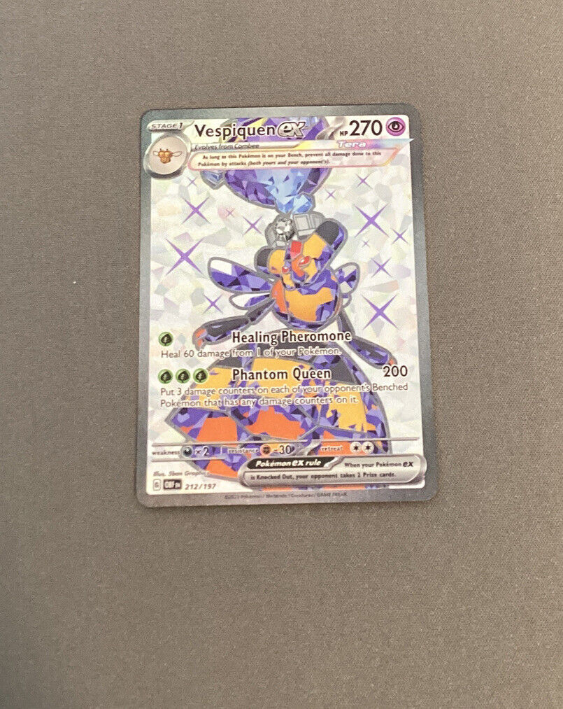 Pokemon VESPIQUEN EX 212/197 Obsidian Flames ULTRA RARE FULL Pokemon VESPIQUEN EX 212/197 Obsidian Flames ULTRA RARE FULL