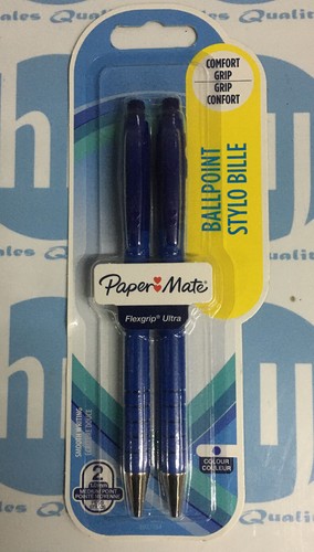 PaperMate FlexGrip Ultra RT Retractable Comfort Grip Ball Point Pens 1 ...