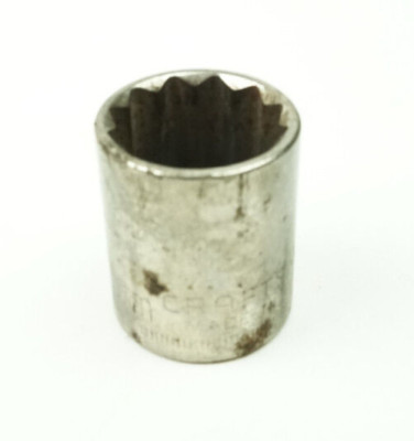 Craftsman -⅁- 18mm 12 Point Shallow Chrome Socket 3/8" Drive 44312 USA ...
