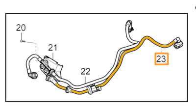 New Genuine Volvo XC60 XC90 S90 V90 S60 Front Evaporator Tube Pipe ...