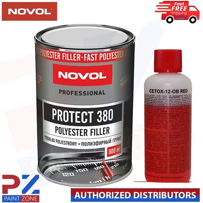 NOVOL PROTECT 380 POLYESTER SPRAY FILLER PRIMER KIT WITH HARDENER 0 ...