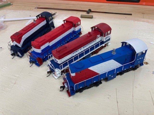 ALCO bicentennial switcher decals Limited Edition HO scale | eBay