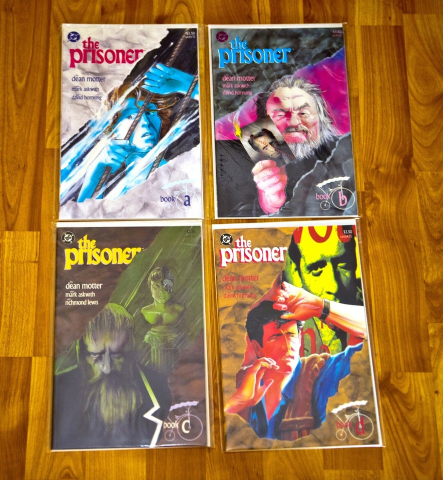 Prisoner The A,B,C,D Complete Set Dean Motter DC Comics Cult TV 1988 NM ...