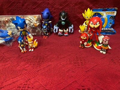 Sonic the Hedgehog Action Figures 3"-5" - Sonic, Tails, Knuckles ...