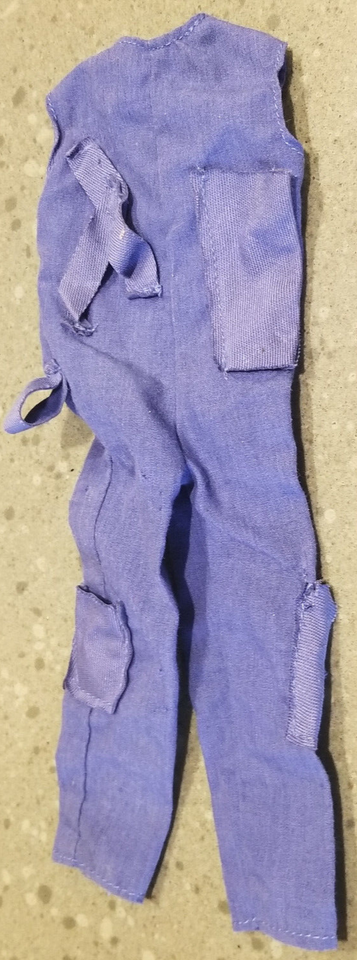 5pc G.I. JOE Clothing Accessory LOT 2 Jumpsuits Orange, Blue Cream L/S ...