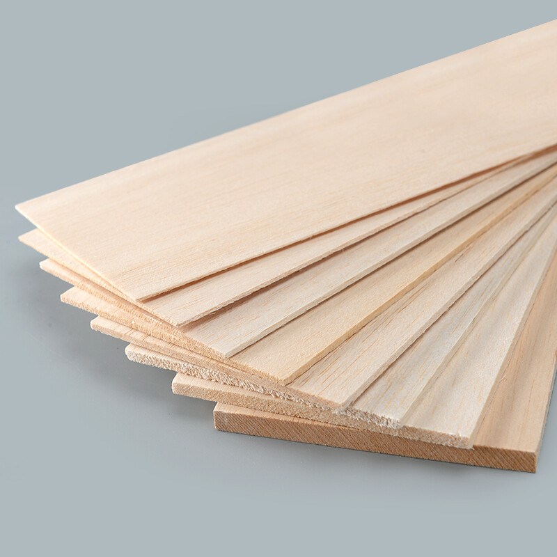 Wood Sheet Balsa Panel Thin Board 0.75mm-8mm Thick Craft Model Toy ...