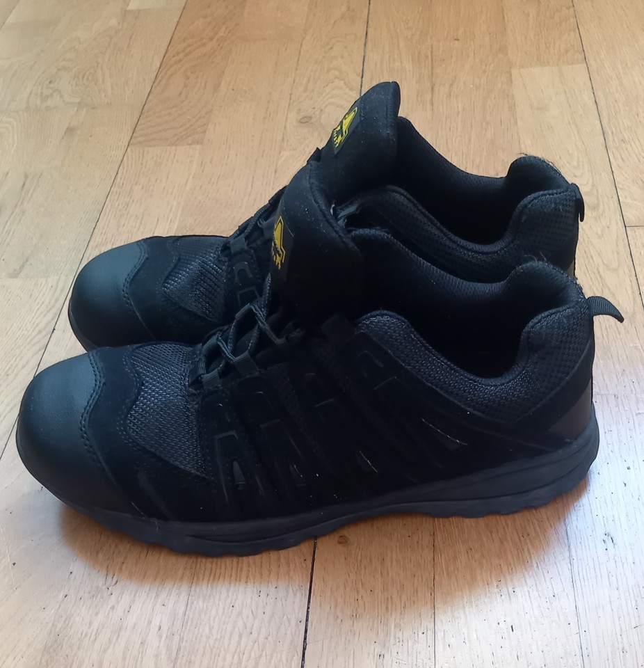 Men's Black Safety Shoes AMBLERS UK 10 EU 44 | eBay UK