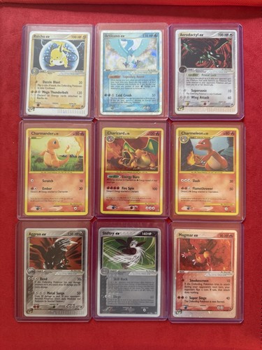 RARE Pokémon binder Lot vintage cards Secret Rare Charizard, EX ...