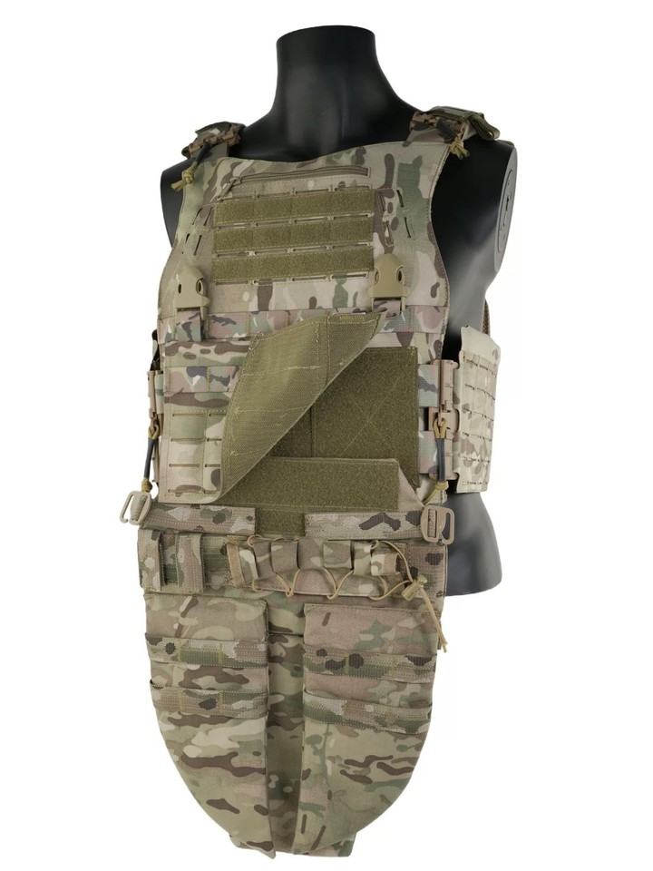 Hot Tactical Vest groin Protector Molle Jockstrap Panel Belly abdominal ...