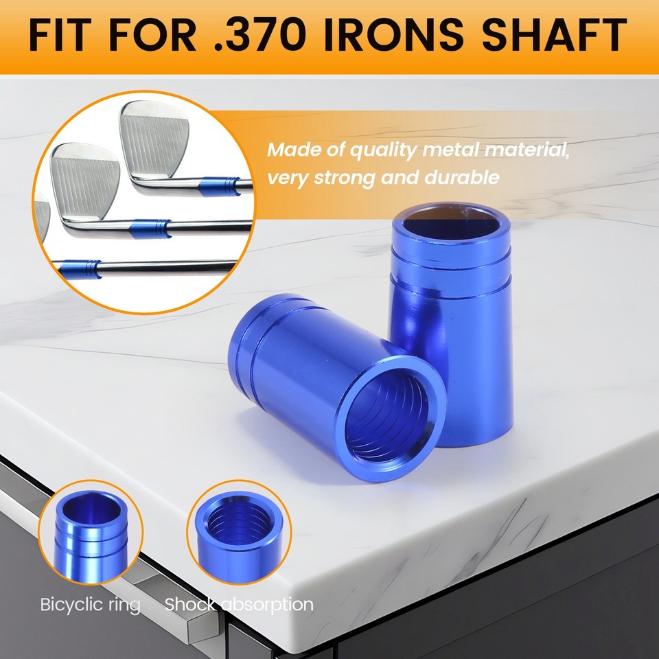 12Pcs/Pack Ferrules .370 Aluminum 25mm for Irons Shafts Club ...