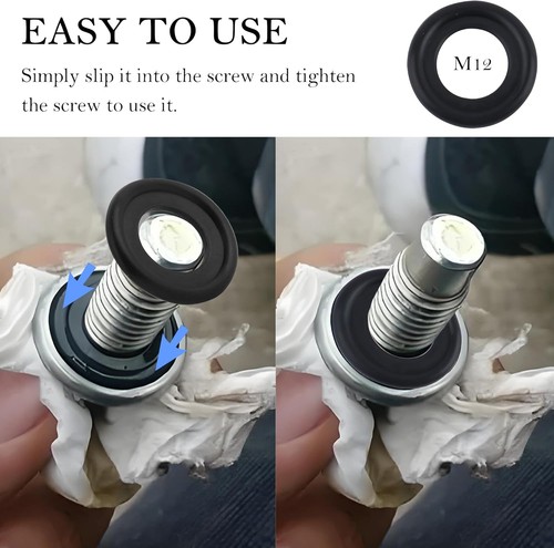 10PCS Oil Drain Plug Gasket Replace OEM#12616850,Sealability M12 | eBay