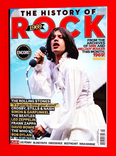 THE HISTORY OF ROCK BOOK 1969 ROLLING STONES Beatles Led Zeppelin UNCUT ...