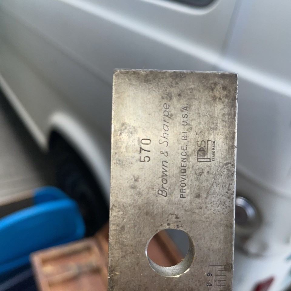 Machinist Tool Brown And Sharpe 37” Caliper In Vintage Starett Box | eBay