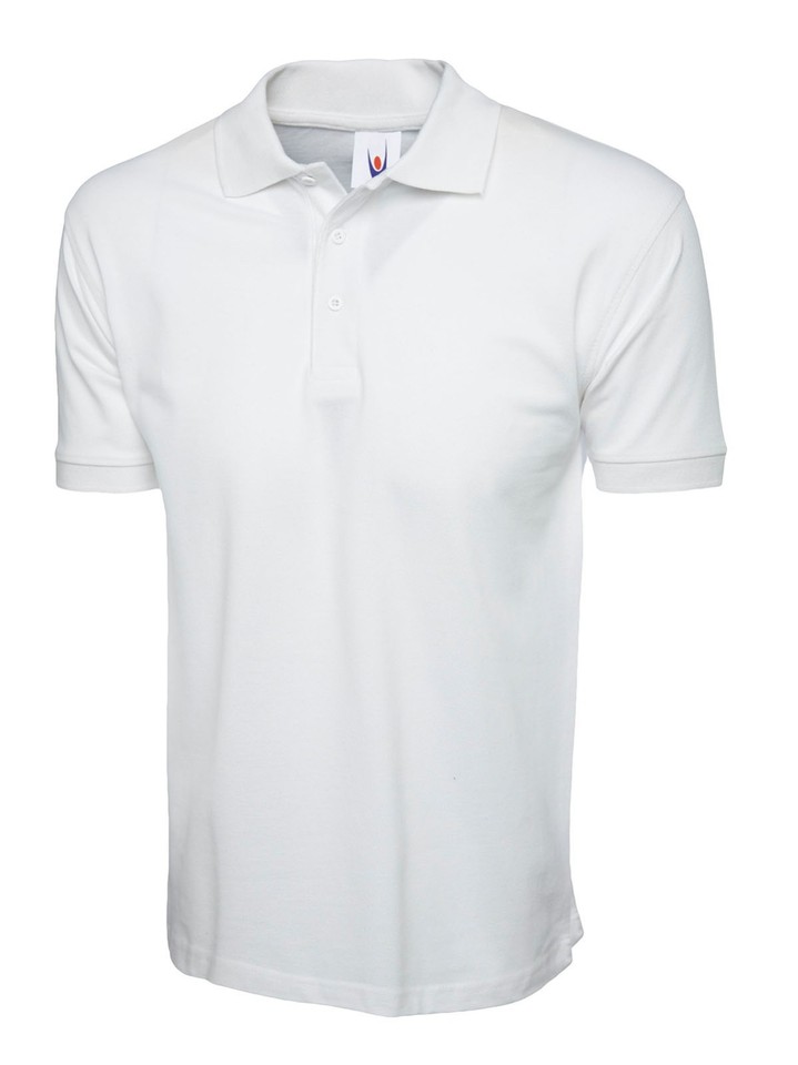 Uneek Cotton Rich Poloshirt 220gsm Plain Polo Shirt Workwear Casual ...