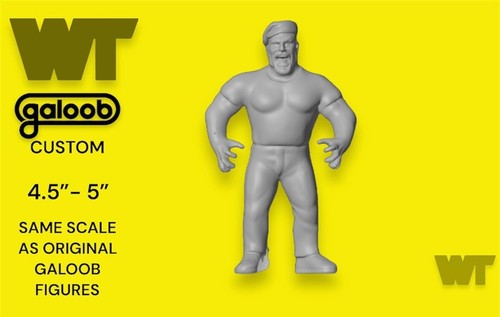 KURRGAN TRUTH COMMISSION WCW Galoob Style CUSTOM WWF Unpainted WWE ...