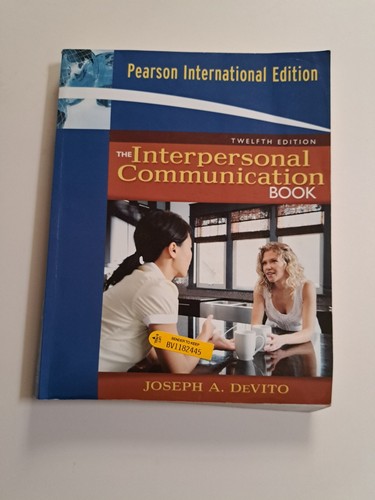the interpersonal communication book Twelfth Edition by Joseph A. Devito | eBay Australia