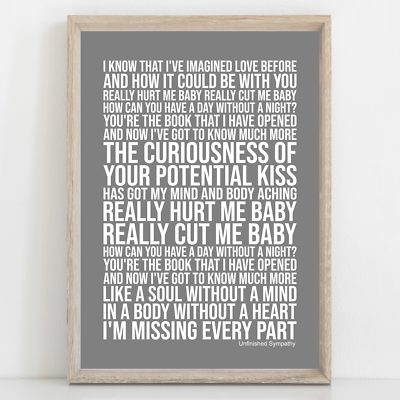 Unfinished Song Lyrics