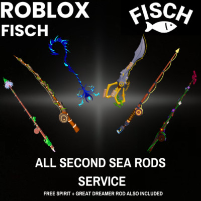 🐟ROBLOX Fisch | ALL SECOND/2ND SEA RODS | OP ROD | FAST DELIVERY ⭐ ...