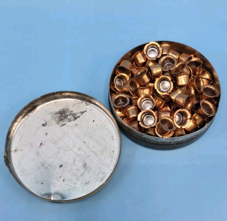 Remington Arms Co Tin 100 United States Musket Caps Advertising DuPont ...