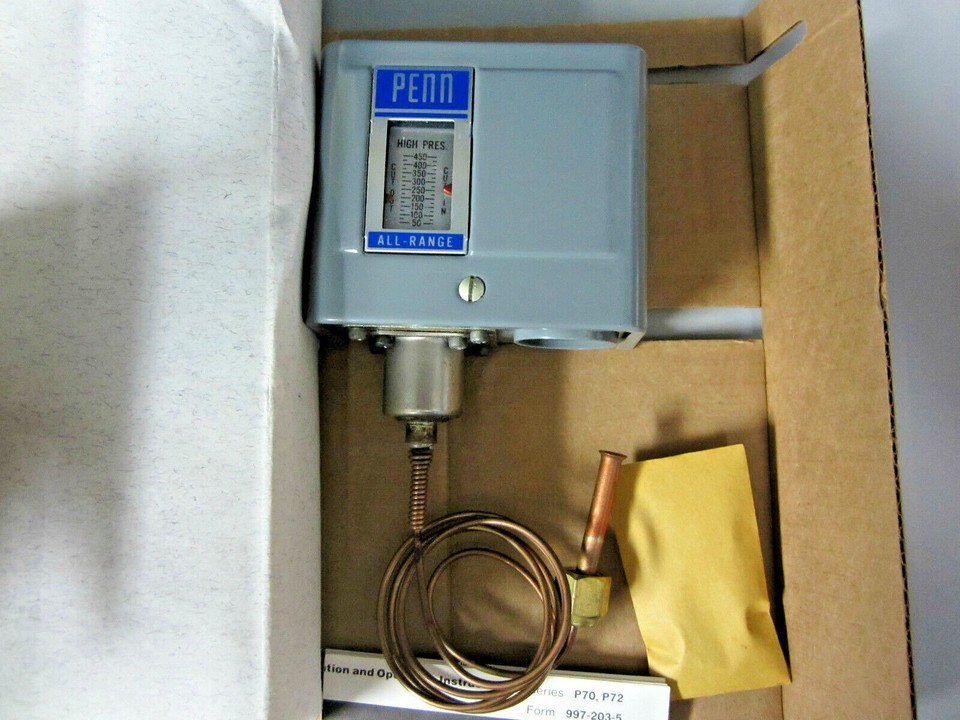 Penn-Baso P72AA-8 Open Low Pressure Control "NEW" | eBay