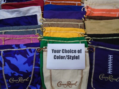 Crown Royal Bags Your Choice of Many Colors / Styles Variety Build a ...