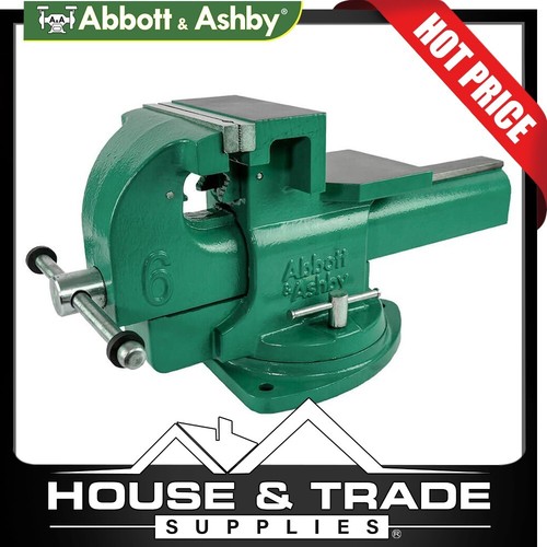Abbott & Ashby Heavy Duty Bench Vice 150mm w/ 360º Swivel Base ...