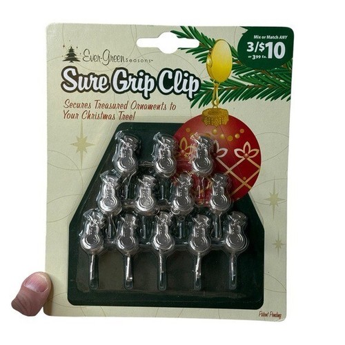 Ever-Green Seasons Sure Grip Clip Set Silver Snowmen New Sealed | eBay