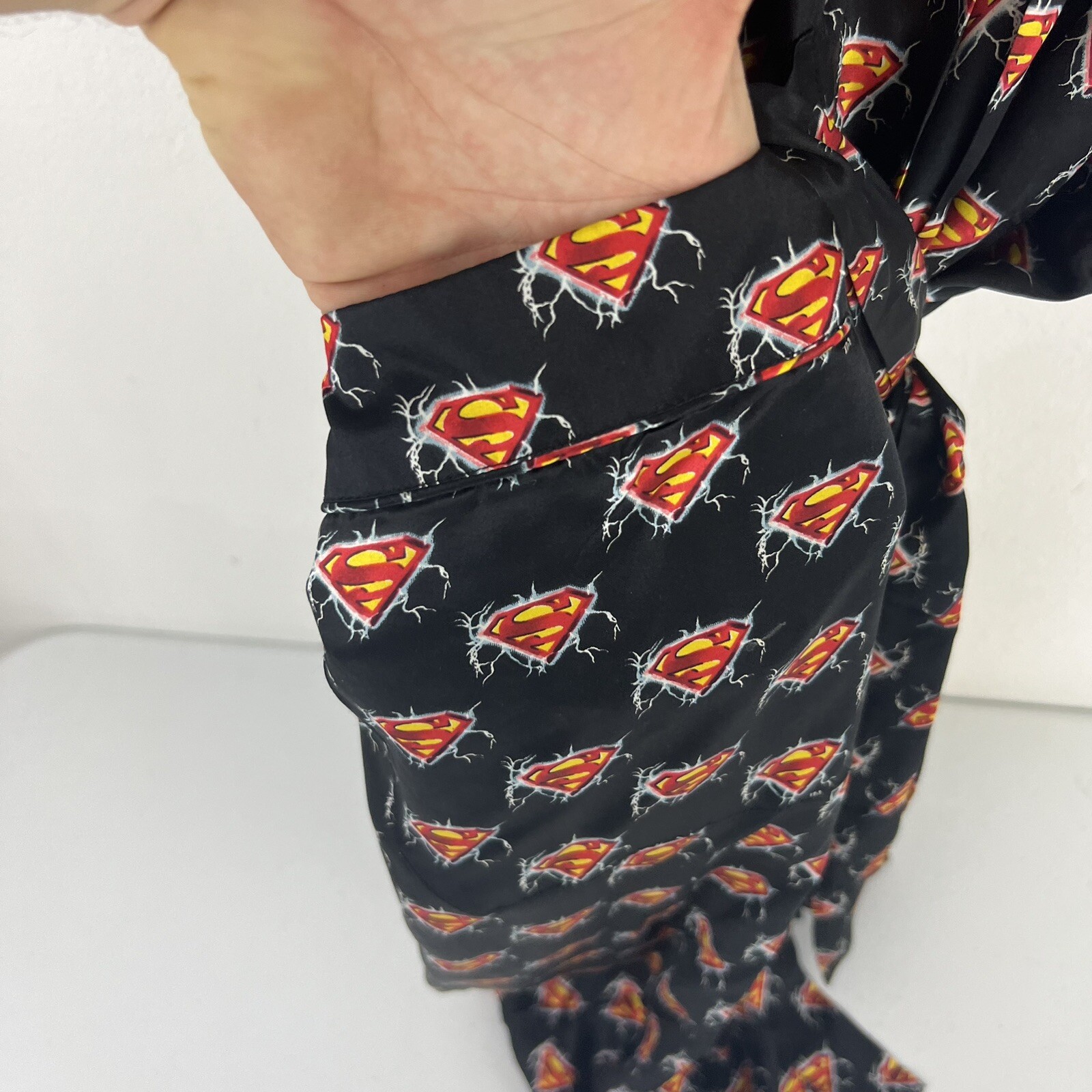 Vintage 2000 SUPERMAN DC COMICS Kimono Robe Superman … - Gem