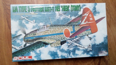 Vintage Model Airplane Kit DML (Dragon Models) IJA Type 3 Fighter Ki61 ...