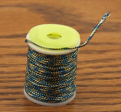 Braided Fly Tying Tinsel - Blue and Gold - MAT091 | eBay