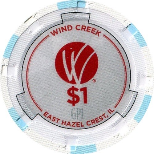 New Release - $1 Wind Creek Southland Chicago Casino Chip - East ...