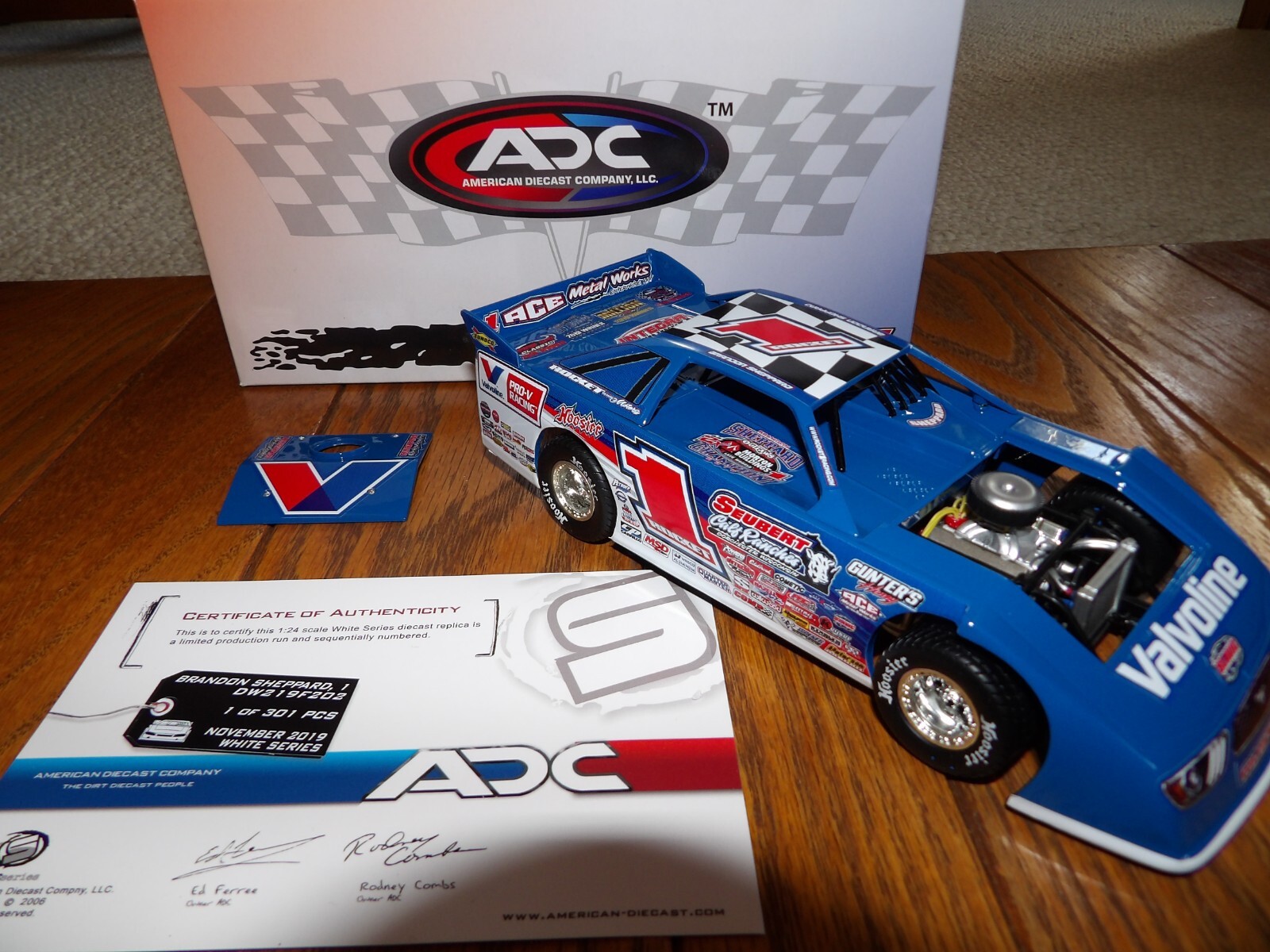 Brandon Sheppard 2019 Championship ADC 1/24 #1 Rocket House Car Only ...