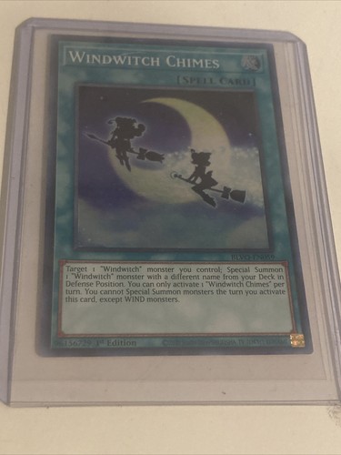 Yu-Gi-Oh! TCG Windwitch Chimes BLVO-EN059 1st Ed Super Rare Ships Same ...