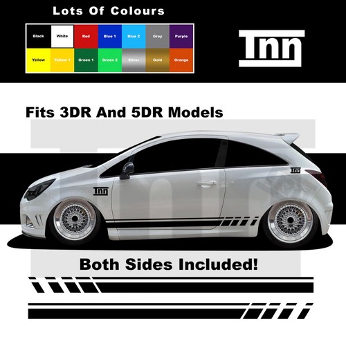 For Vauxhall Corsa VXR SRI SXI Stickers Opel Graphics Decals Side ...