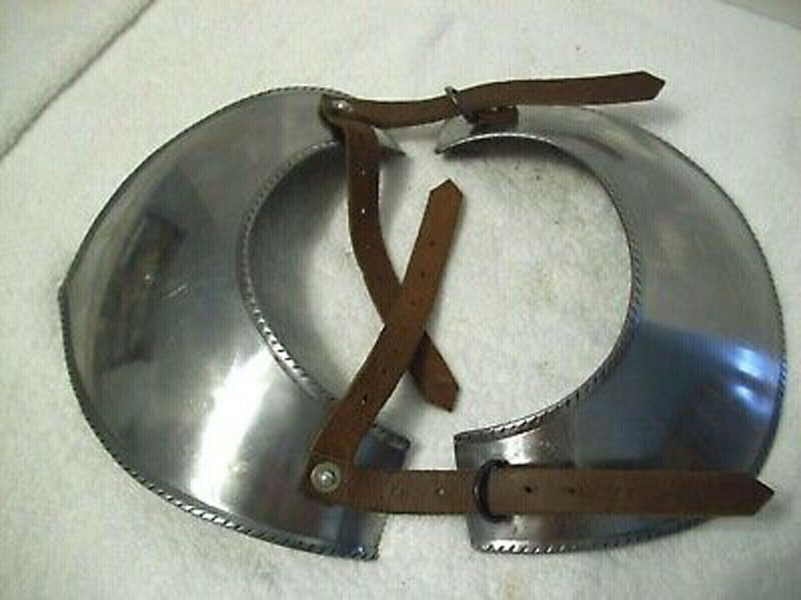 Medieval Steel Gorget Armor Neck 18G LARP Armor Set Gift Armor | eBay