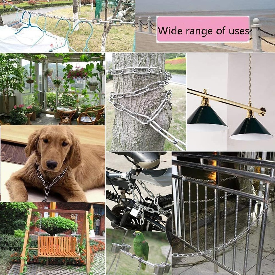 SUS304 Stainless Steel Chain Metal Chain Link Chain Small Light Duty ...