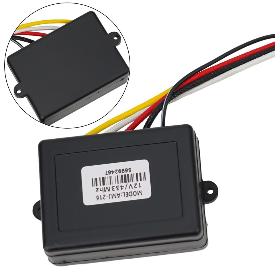 Remote Control Receiver 1set Digital Winch For ATV SUV Remote Control ...