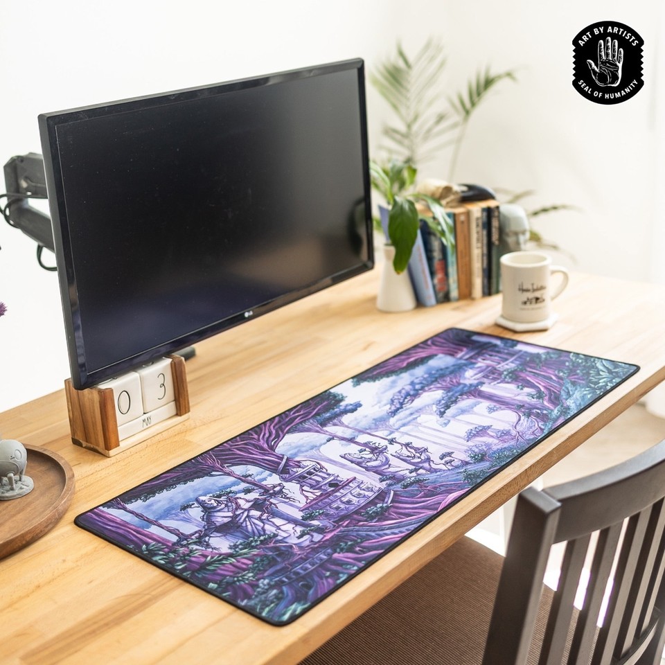 The Mezzanine NEOPRENE DESK MAT w/ velvet bag : Arcane Landscapes by ...