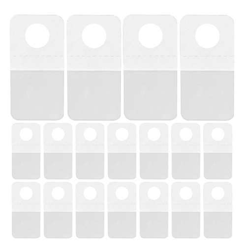 100 Pcs Hanging Tag Hook Page Tabs Sticky for Books Card Rings and ...