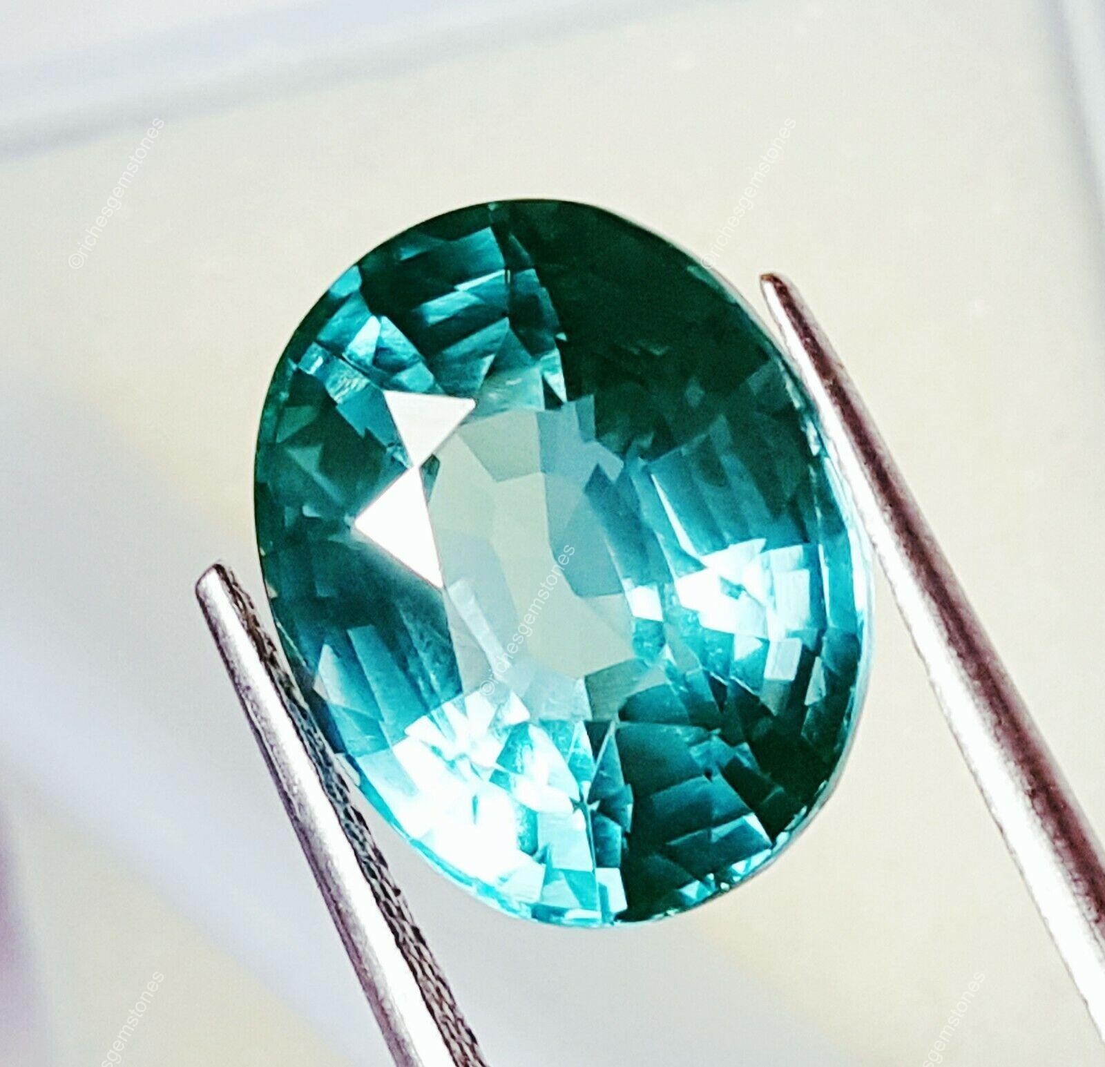 Natural Brazilian Emerald 8.17 Ct Loose Gemstone Certified Oval Shape ...